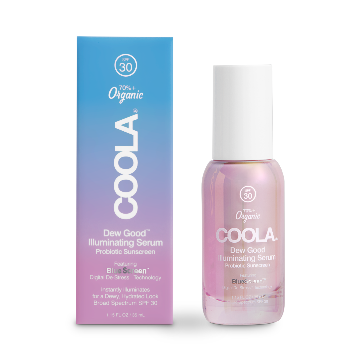 Coola Dew God Illuminating Serum spf 30 - The Glow Space